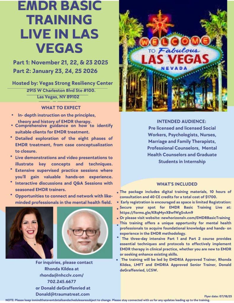 EMDR Basic Training – New Horizons Counseling Center
